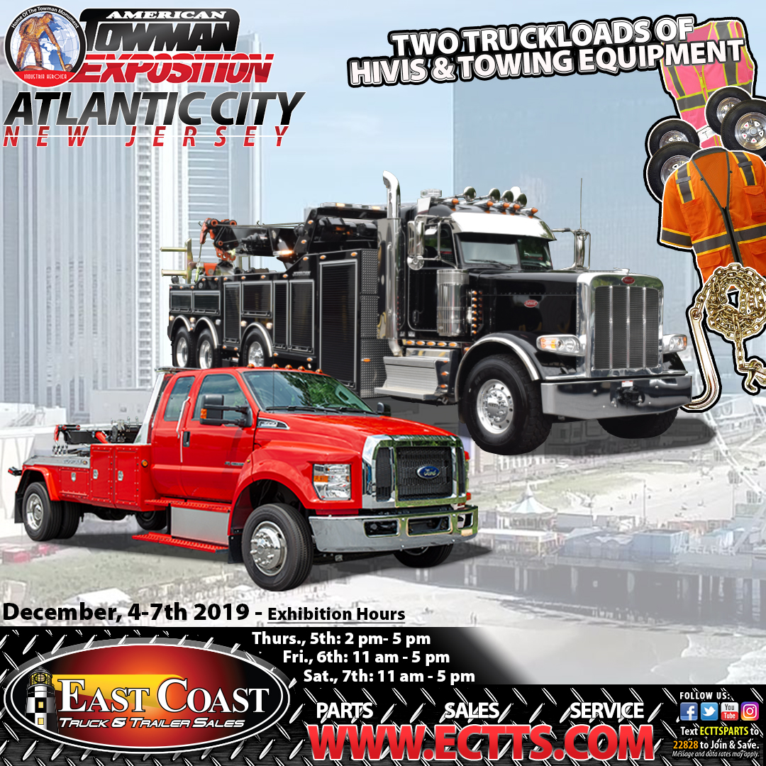 ECTTS Brings Work Trucks to cover ANY Job to American Towman Expo ...