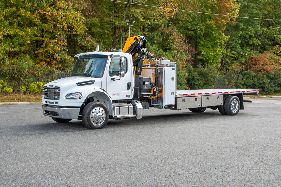 2025 Freightliner M2 & HIAB 232 Knuckle Boom Crane